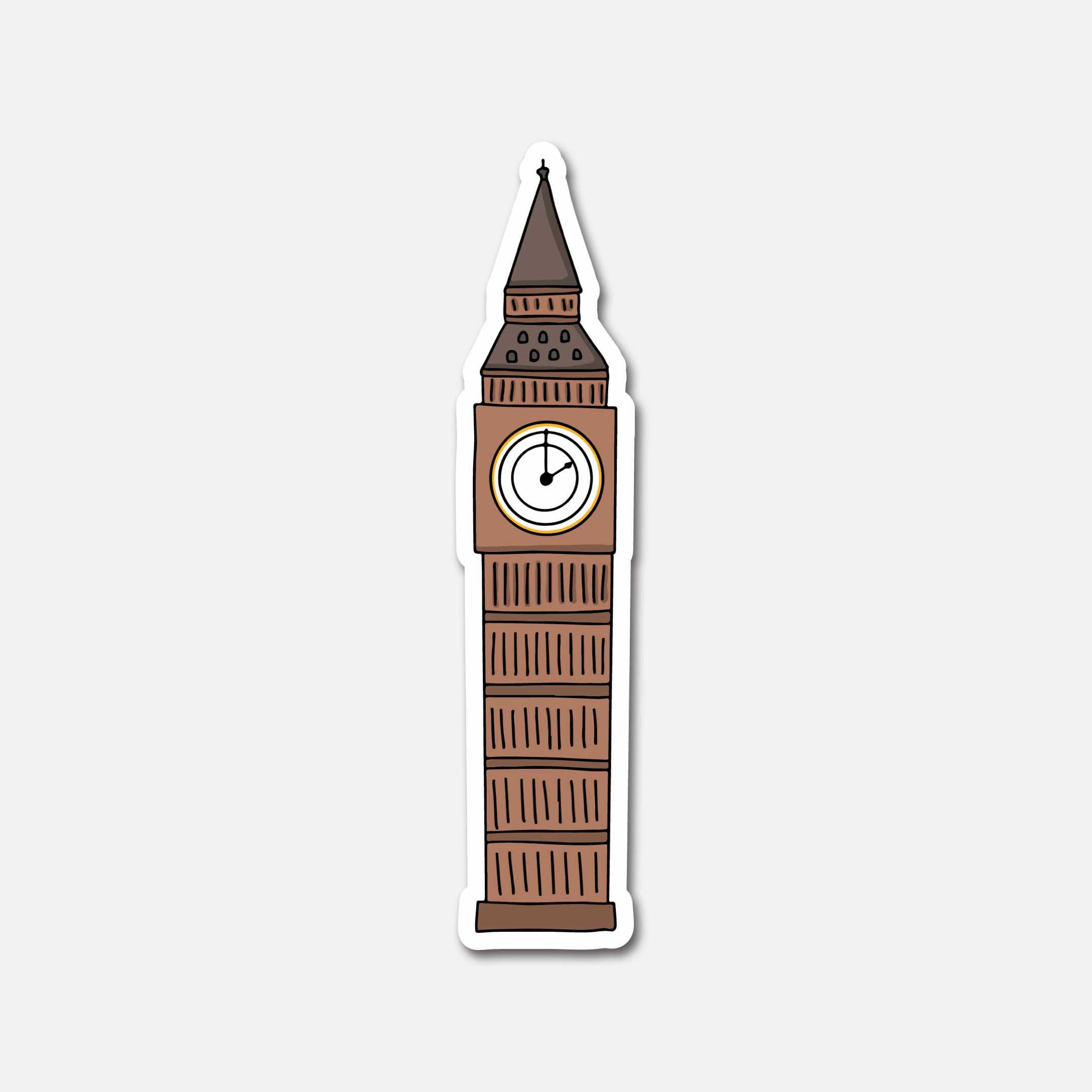 Big Ben Handdrawn London Travel Sticker - Etsy