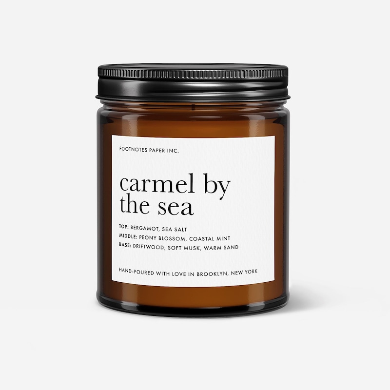 Bergamot Sea Salt Candle - Etsy