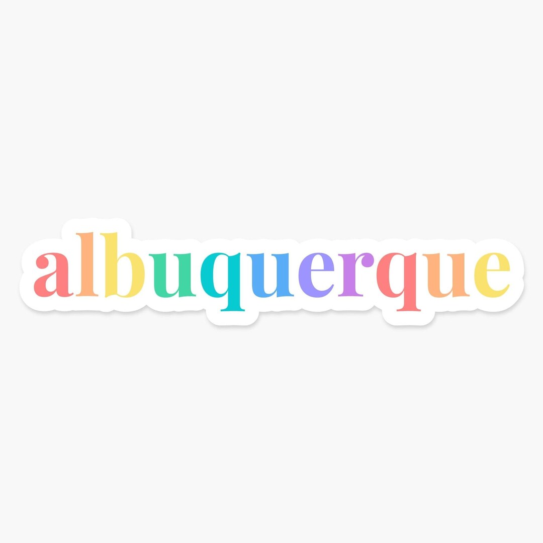 Albuquerque, New Mexico Sticker - Etsy