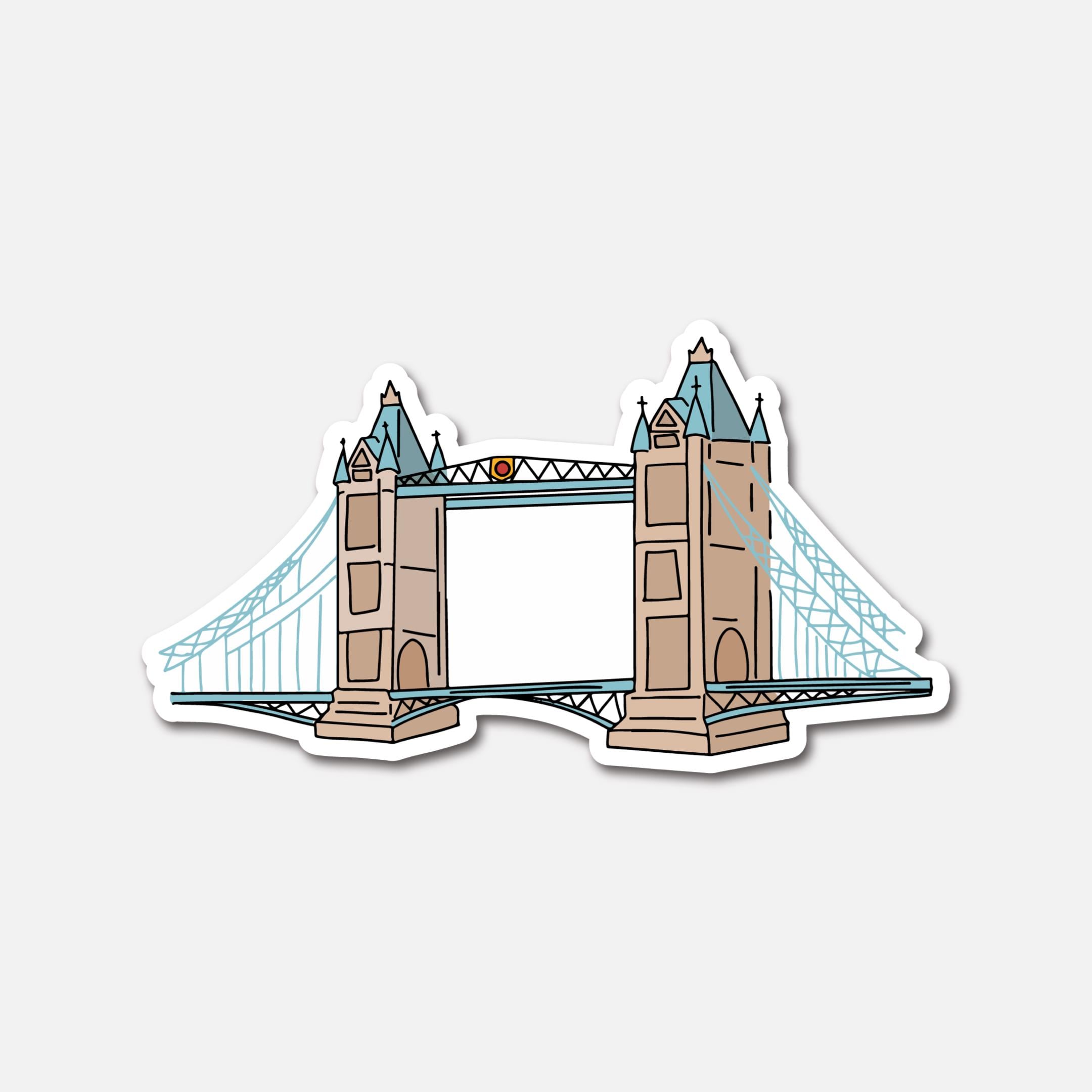 Tower Bridge London - Travel Sticker - Etsy