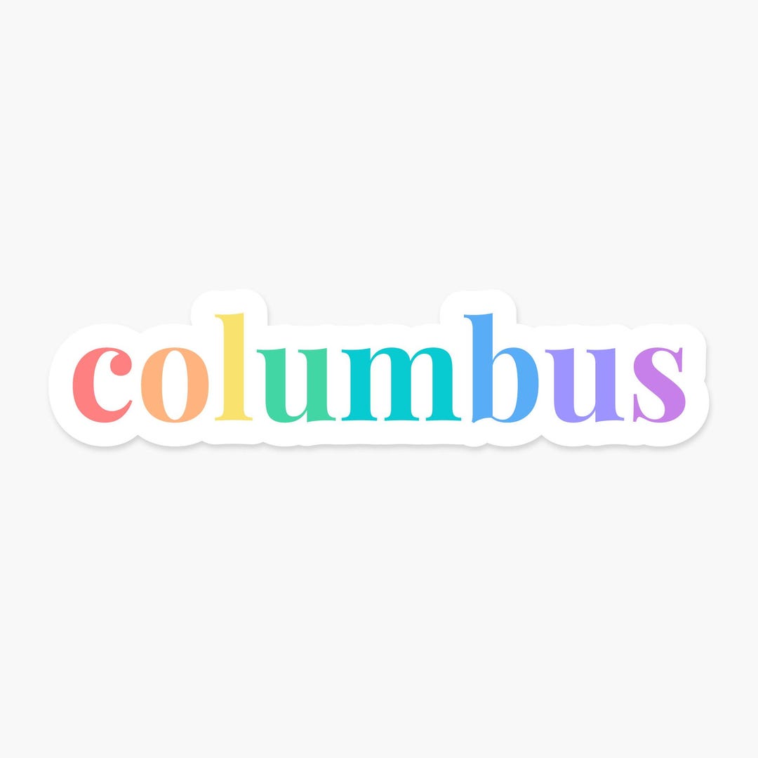 Columbus, Ohio Sticker - Etsy
