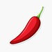 Red Chilli Pepper Food Sticker - Etsy