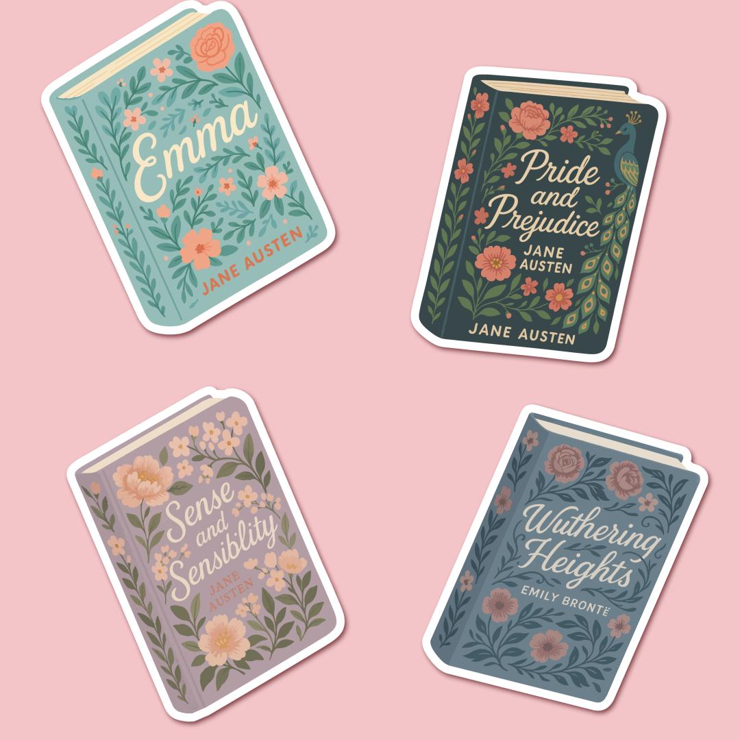 Jane Eyre by Charlotte Bront‘ - Book Sticker - Etsy