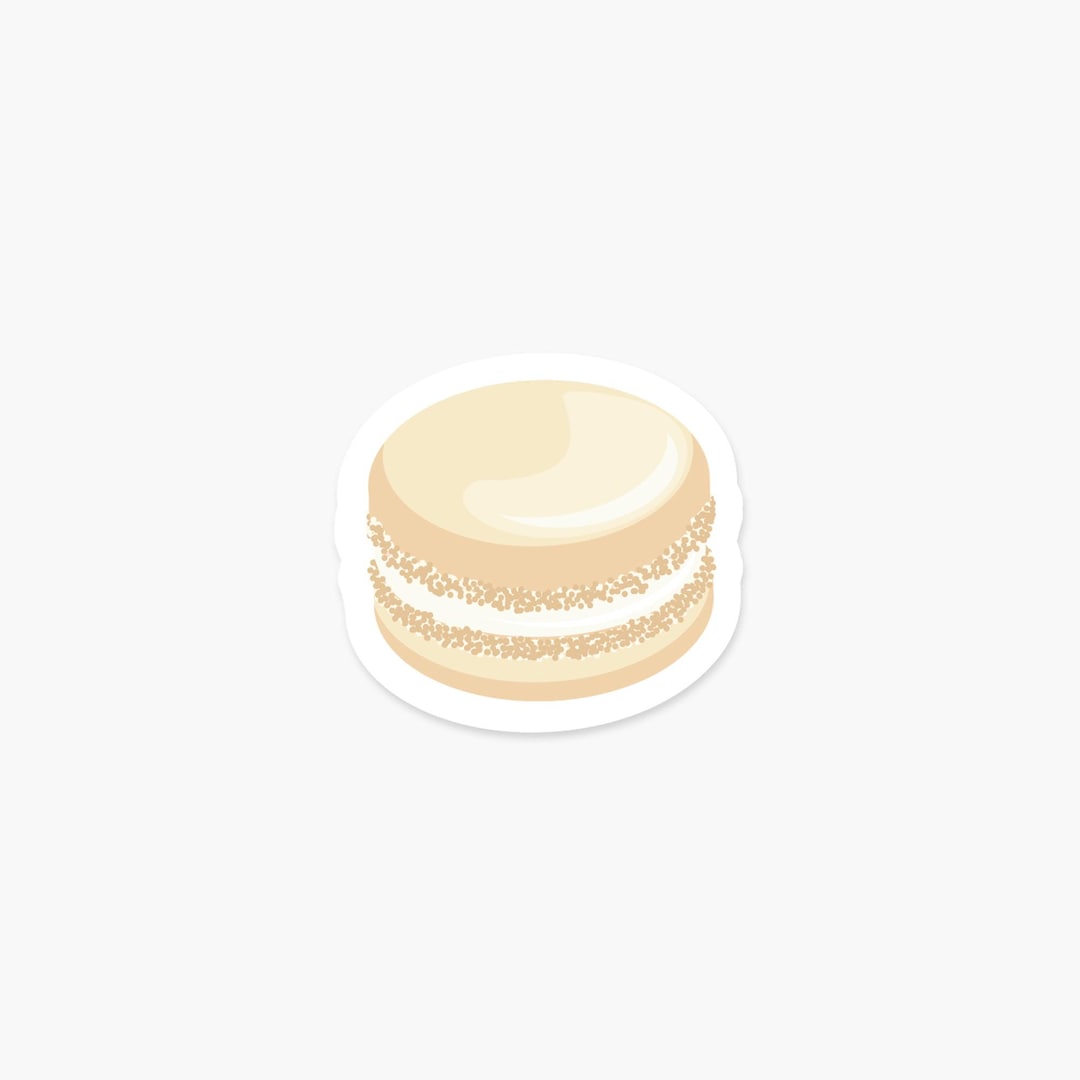 Macaron Caramel Sticker - Etsy