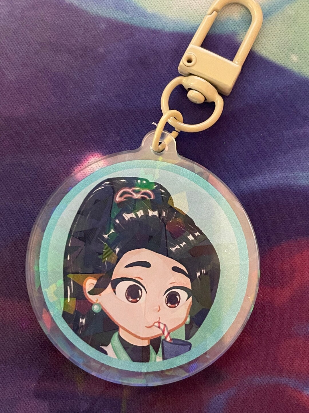 Sage Sip From VALORANT Holographic Acrylic Keychain Charm - Etsy