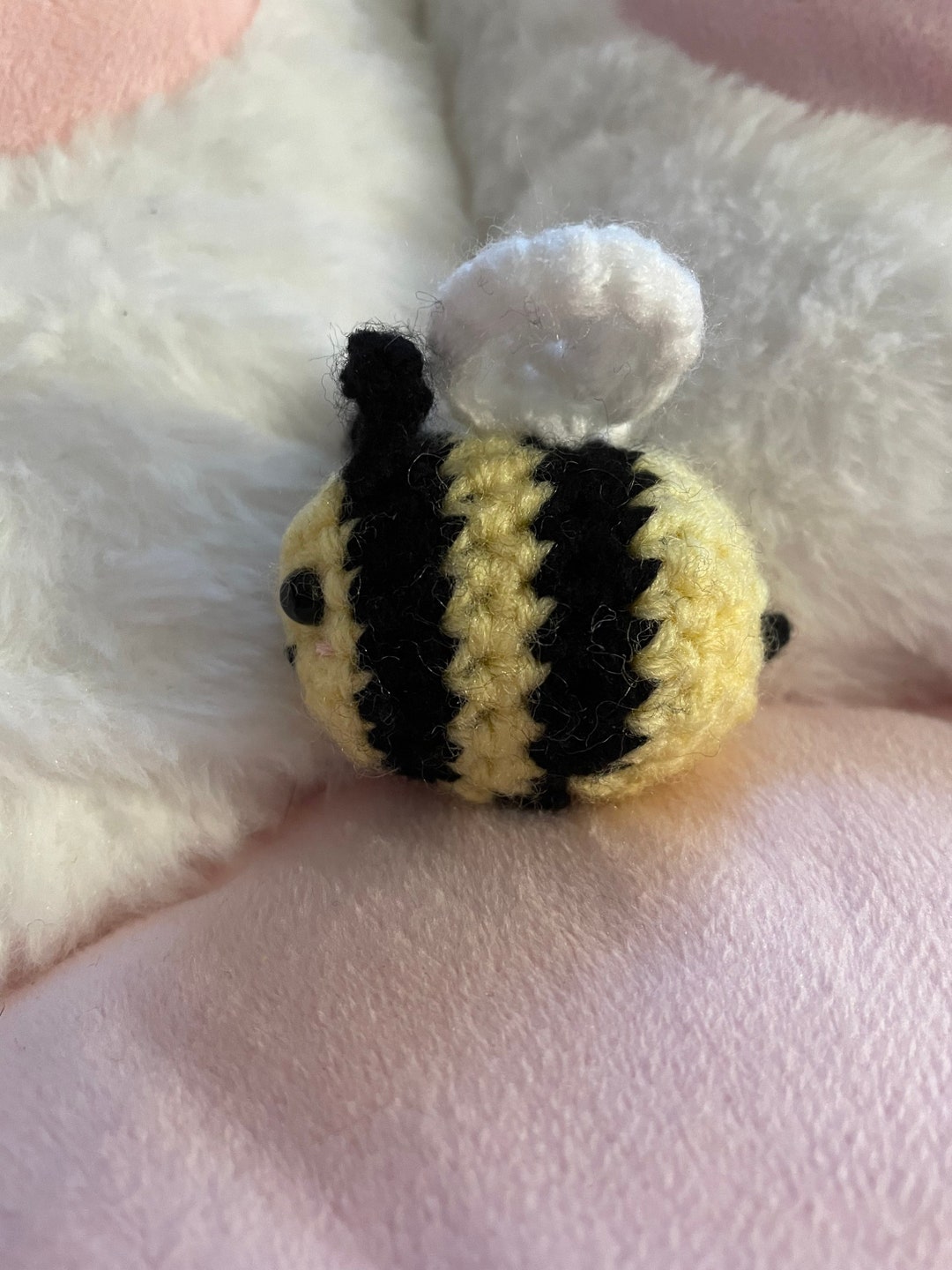 Handmade Crochet Amigurumi Bumblebee Plushie With Stinger, Antennae, and Wings - Etsy