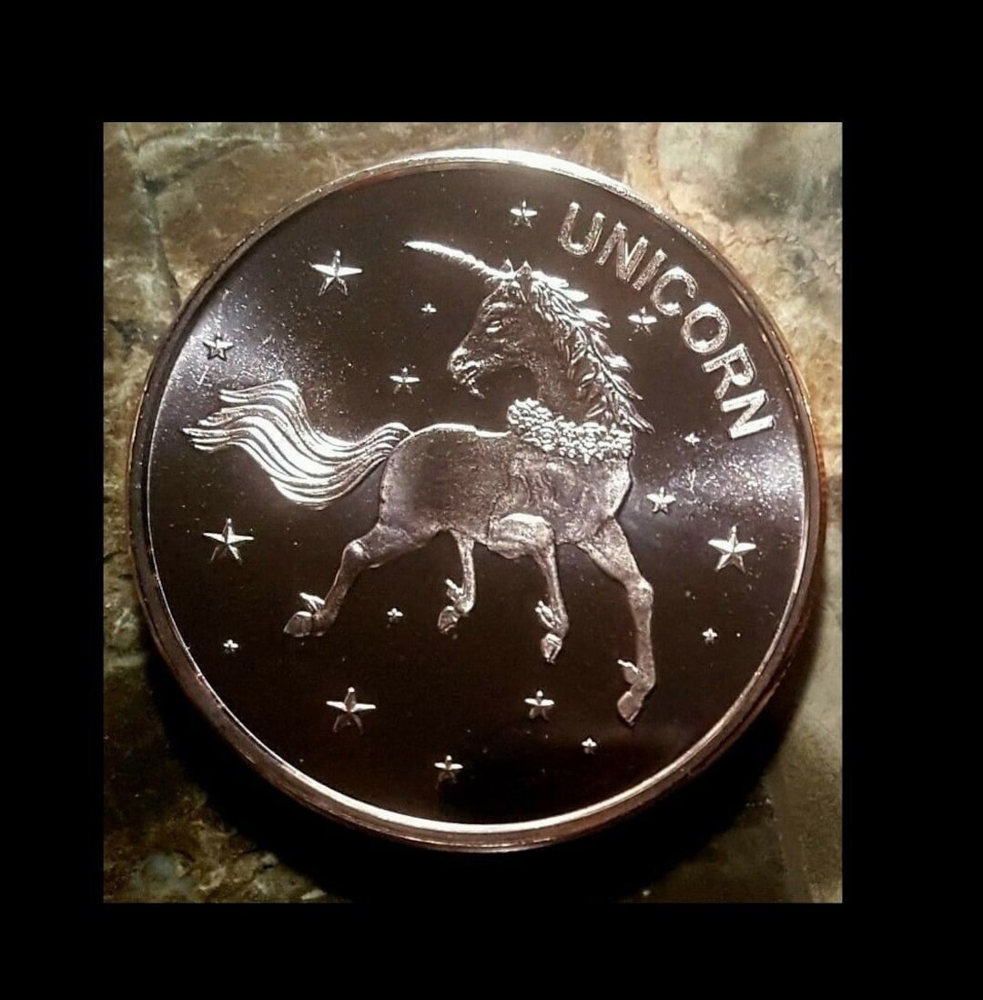 Unicorn 1oz. Pure Copper Bullion Round!! - Etsy