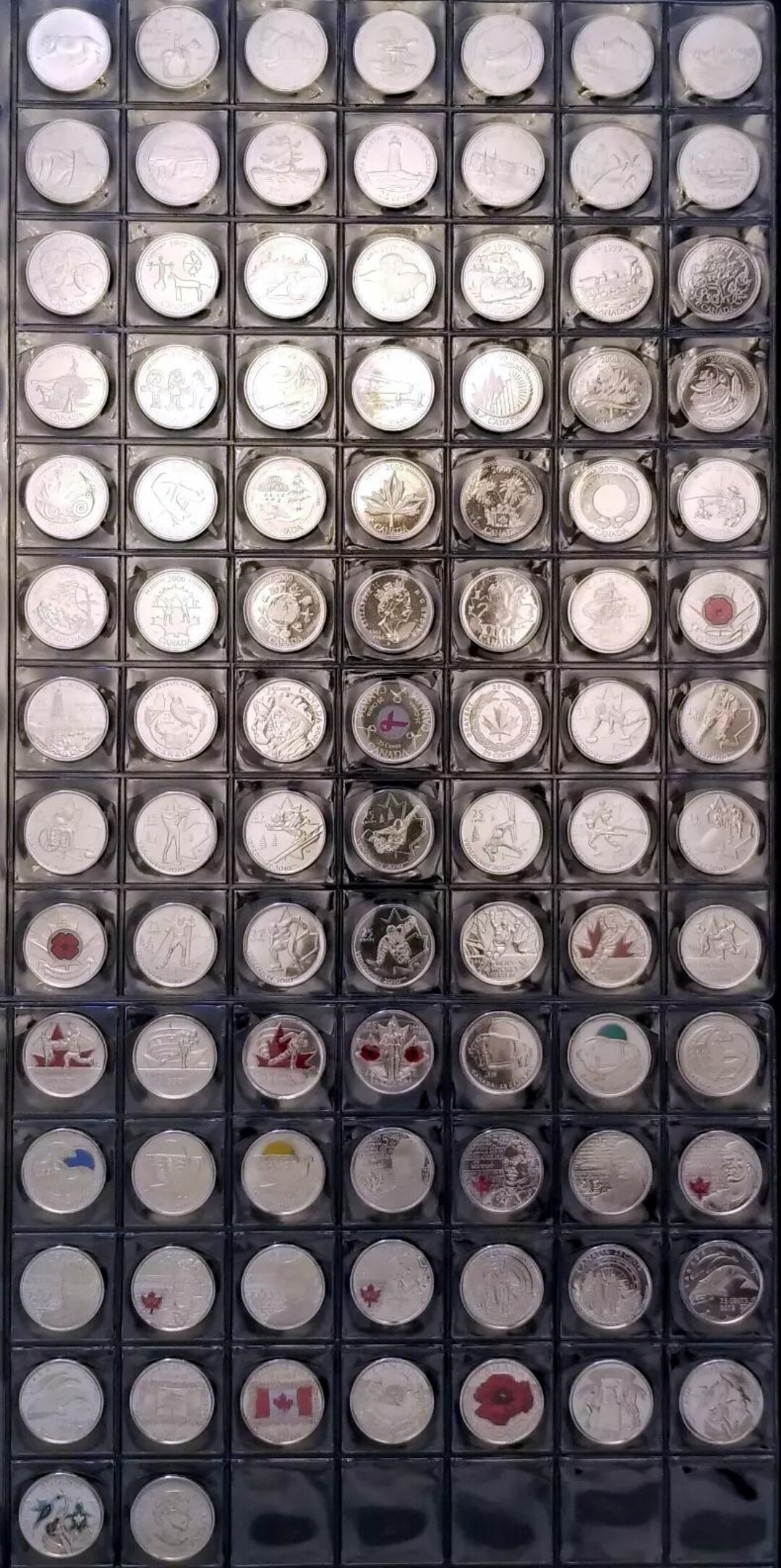 1967 - 2023 Canada - Complete 93 Coin Uncirculated BU Commemorative ...
