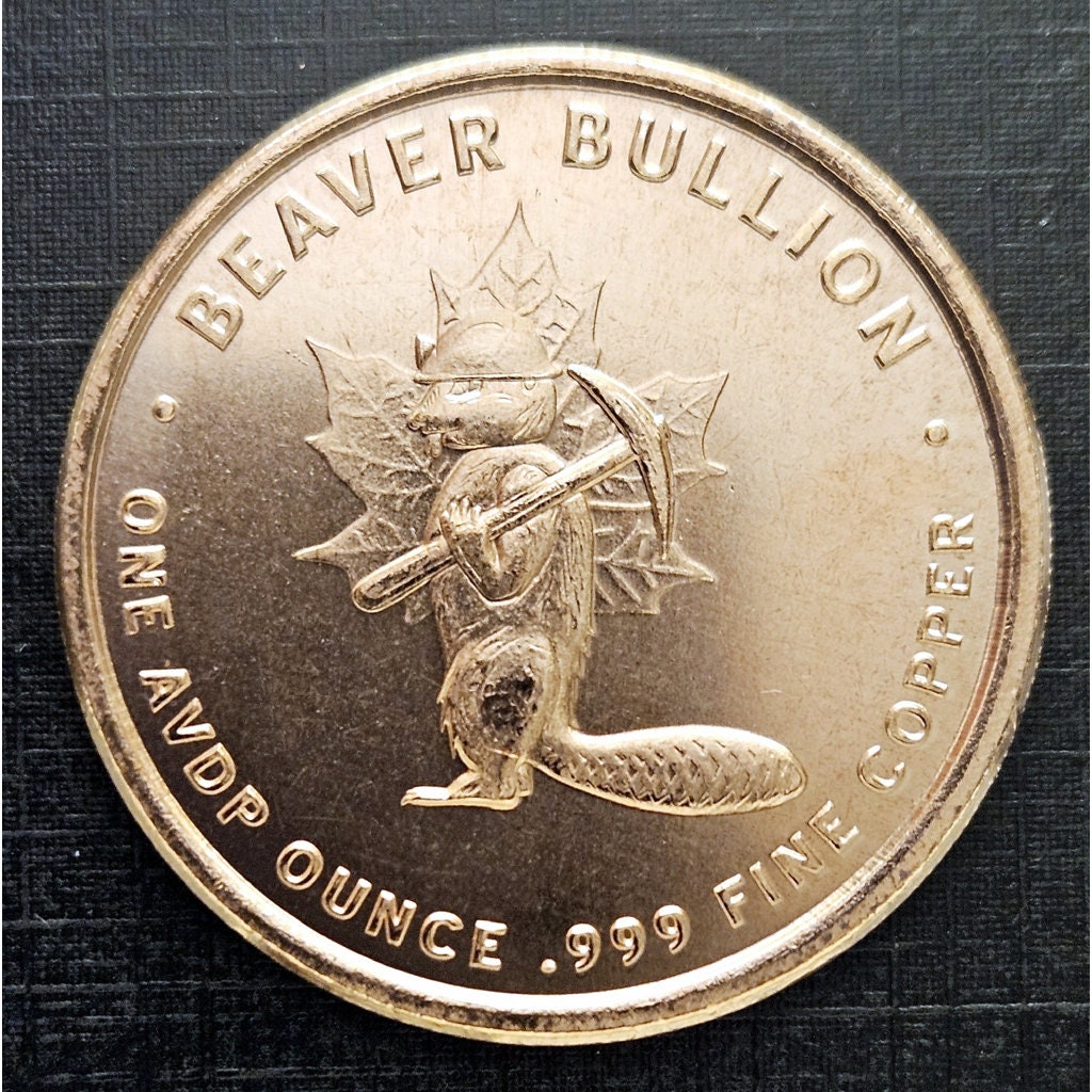 Beaver Bullion - Upper Canada Preserved - 1oz. Pure Copper Round!! - Etsy