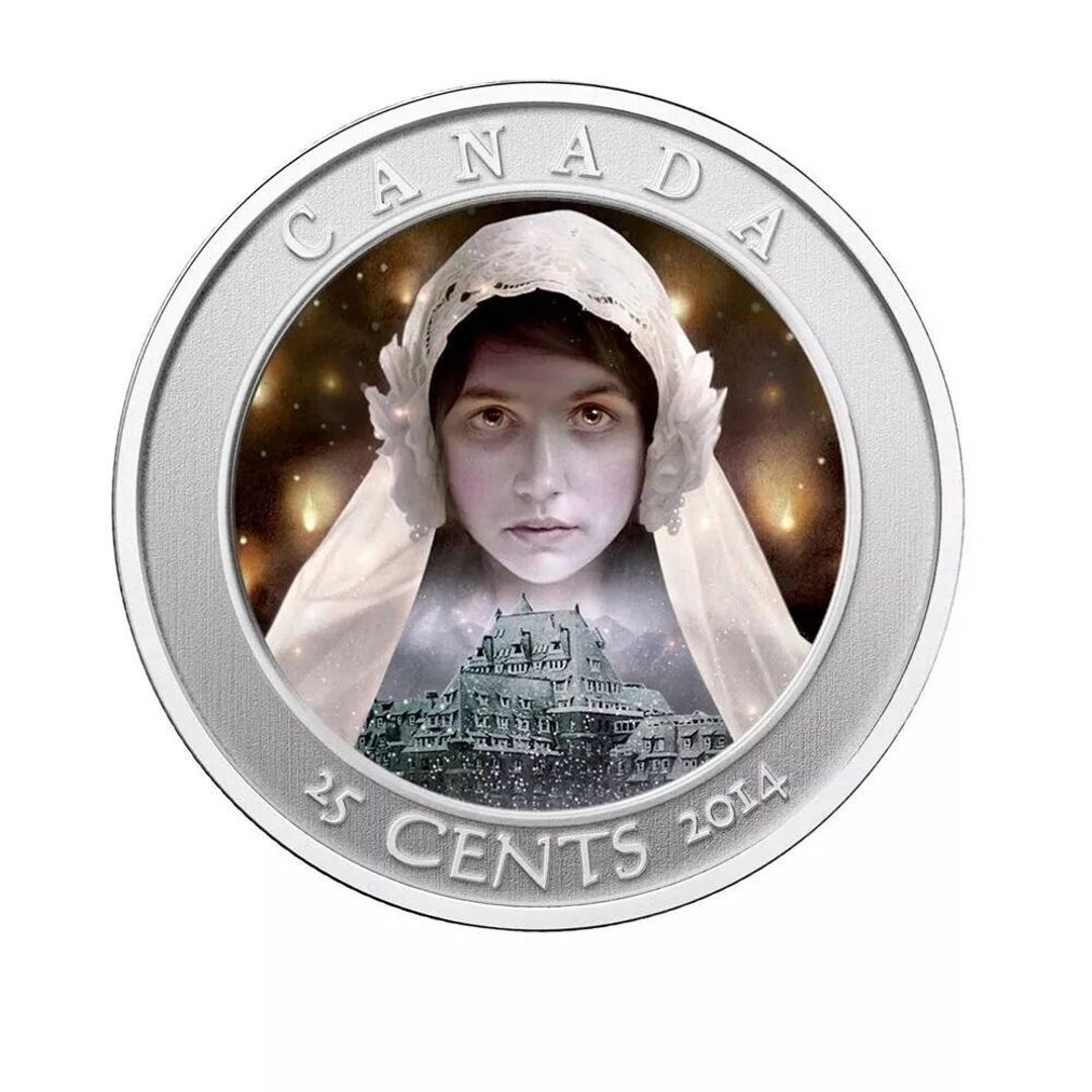 2014 Haunted Canada Ghost Bride Encapsulated 25 Cent Lenticular Coin ...