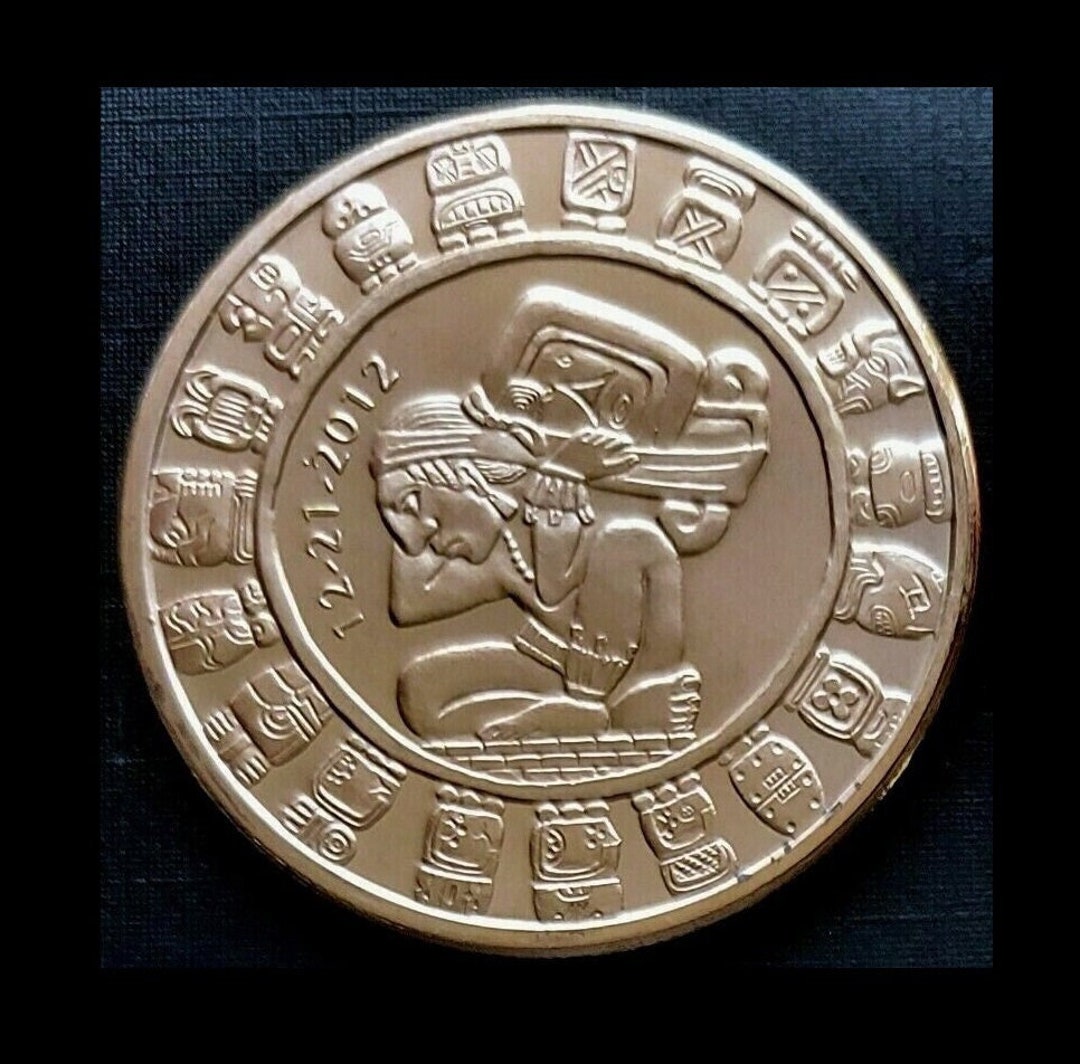 Mayan Calendar 1oz. Pure Copper Bullion Round - Etsy