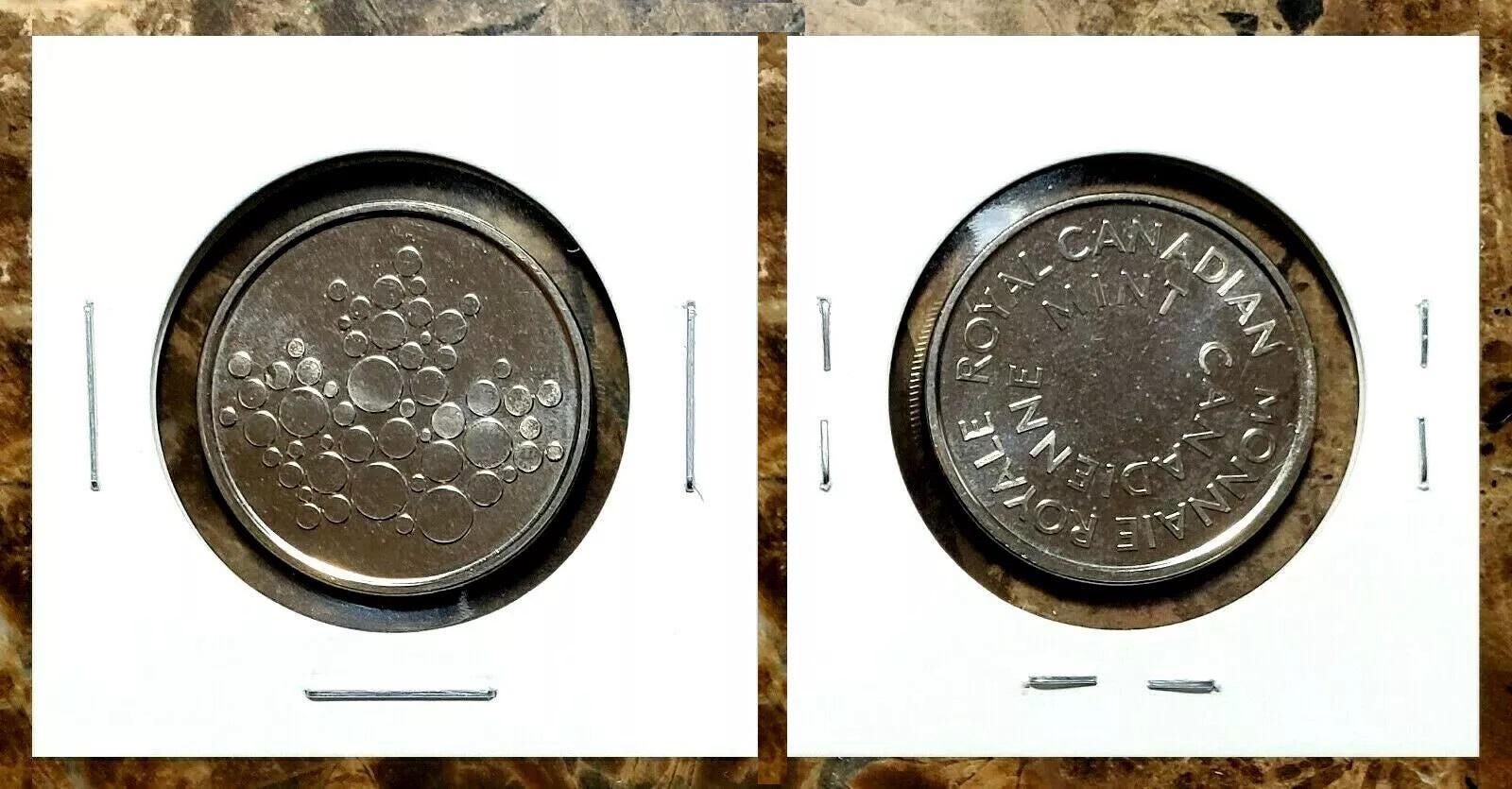 Canada RCM Royal Canadian Mint Test Token Medallion With Bubbles!! - Etsy