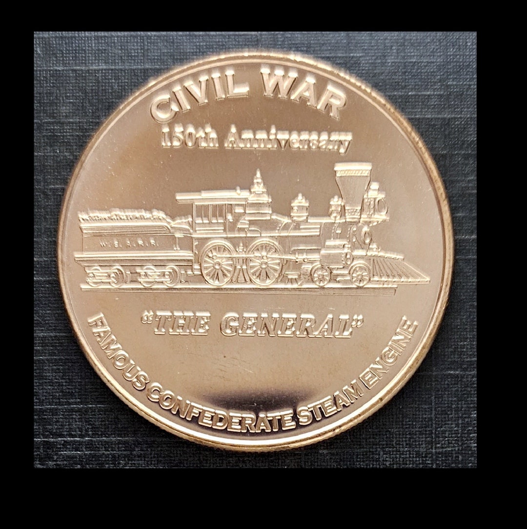 Civil War - 100th Anniversary the General 1oz. Pure Copper Bullion ...