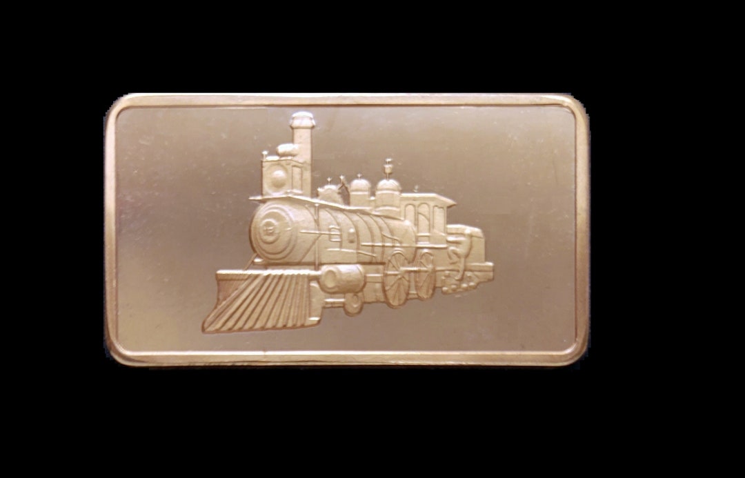 Train 1oz. Fine Copper Bar - Etsy