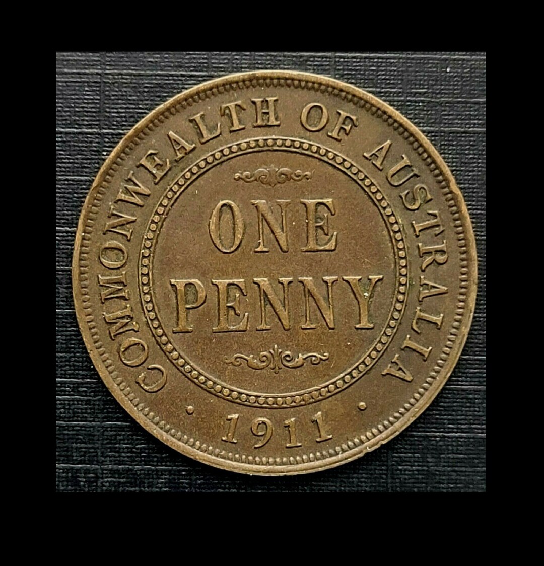 Australia - 1911 One Penny EF - Extra Fine!! - Etsy
