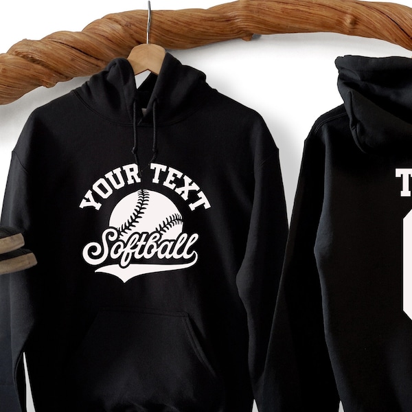 Softball Hoodie - Etsy