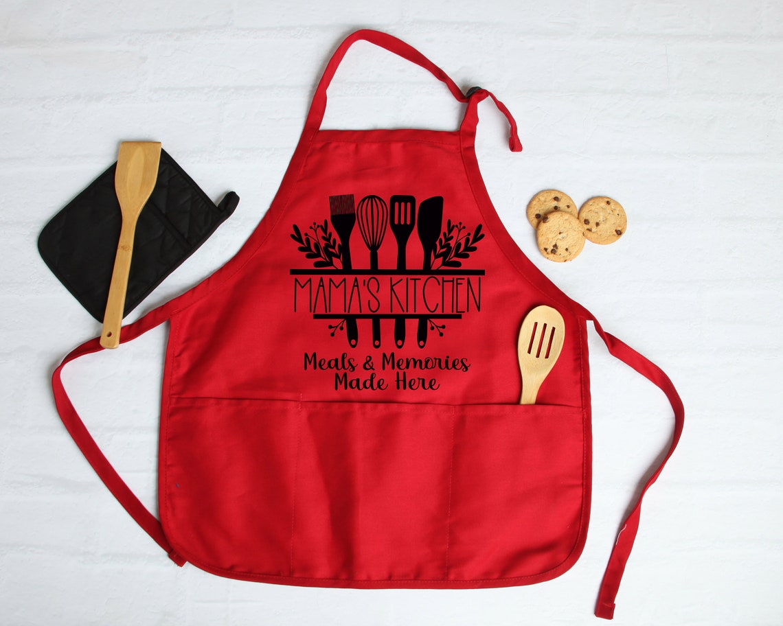 Mama's Kitchen Apron Moms Kitchen Giftapron for Mama - Etsy
