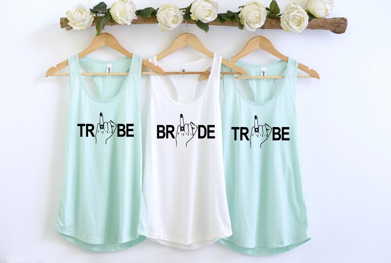 Bride Ring Finger Tank Top Bachelorette Party Tanks Team - Etsy