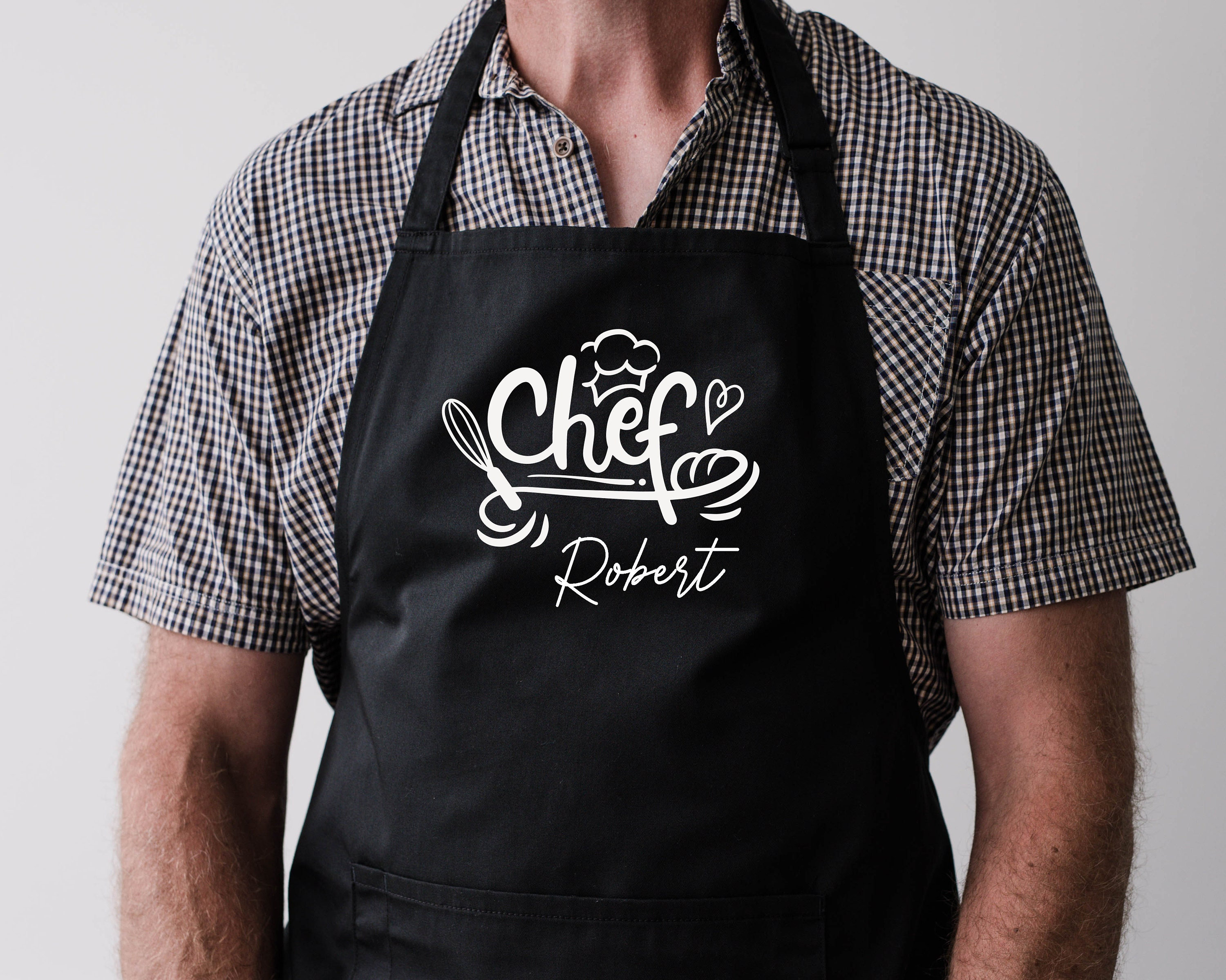 Personalized Gift Apron Chef Dad Husband Birthday Grill Gift - Etsy