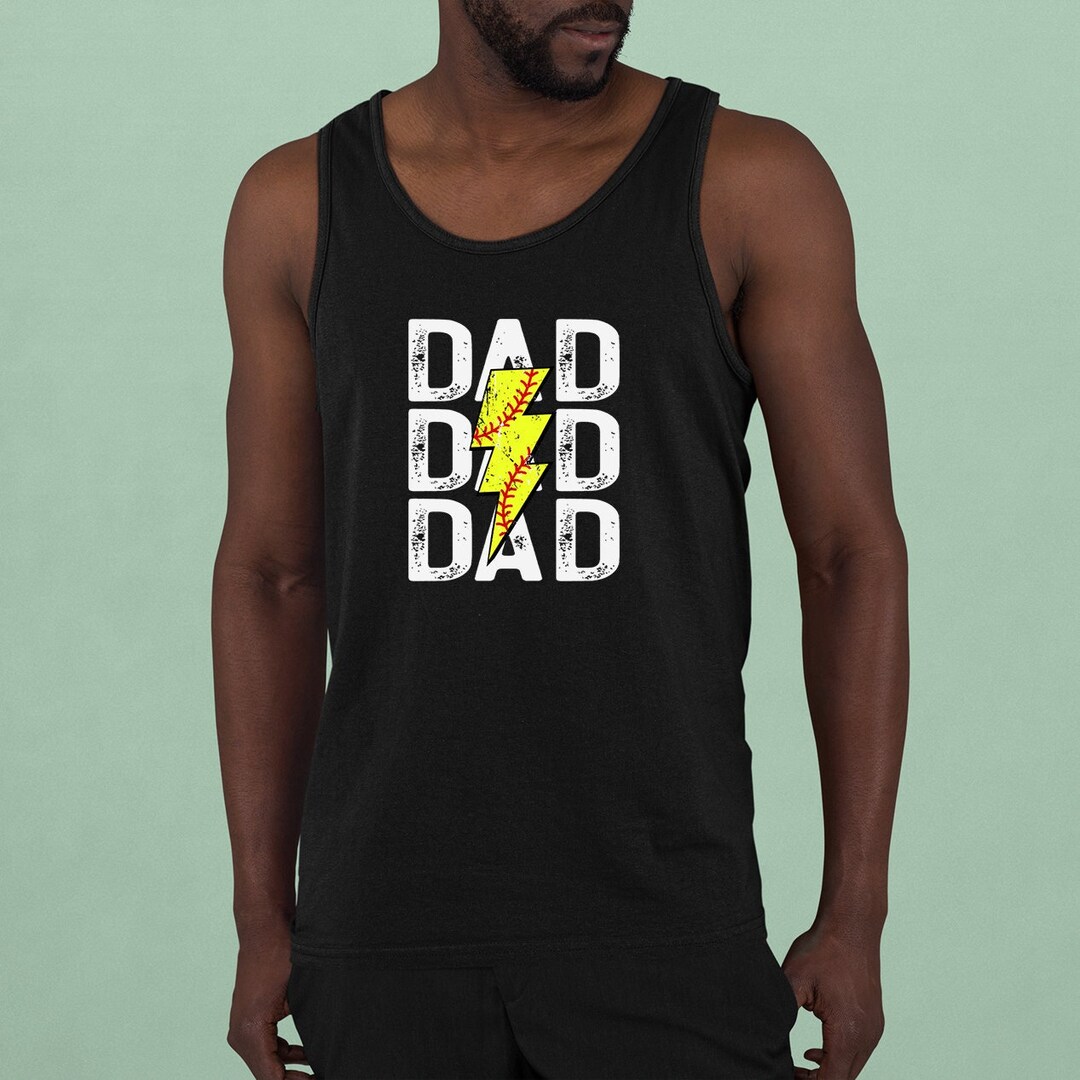 Softball Dad Tank Top, Father's Day Gift for Softball Dad, Gift for ...