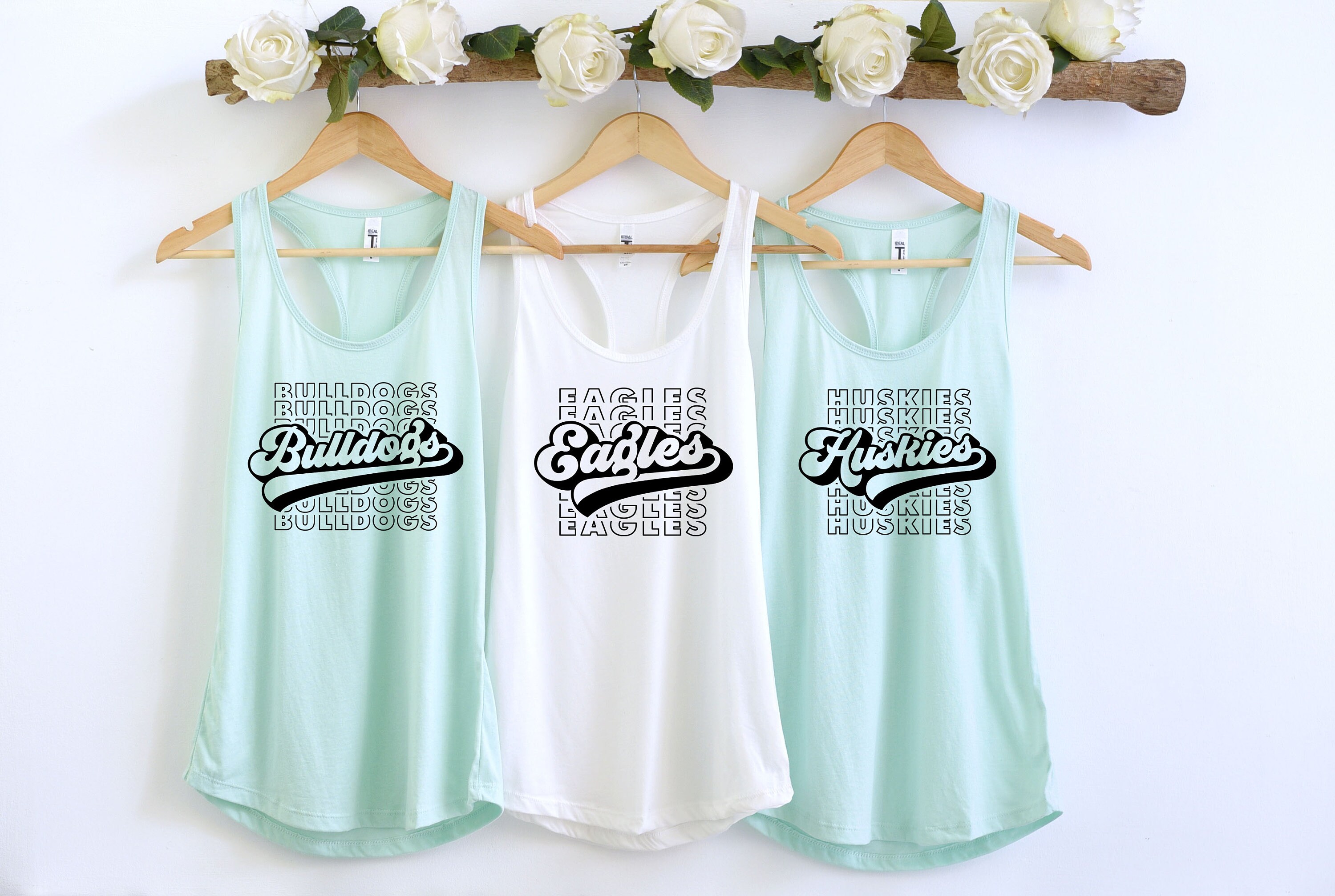 Football Teams Tank Top, Game Day, Mascot Team Tank Top, Your Team Tank ...