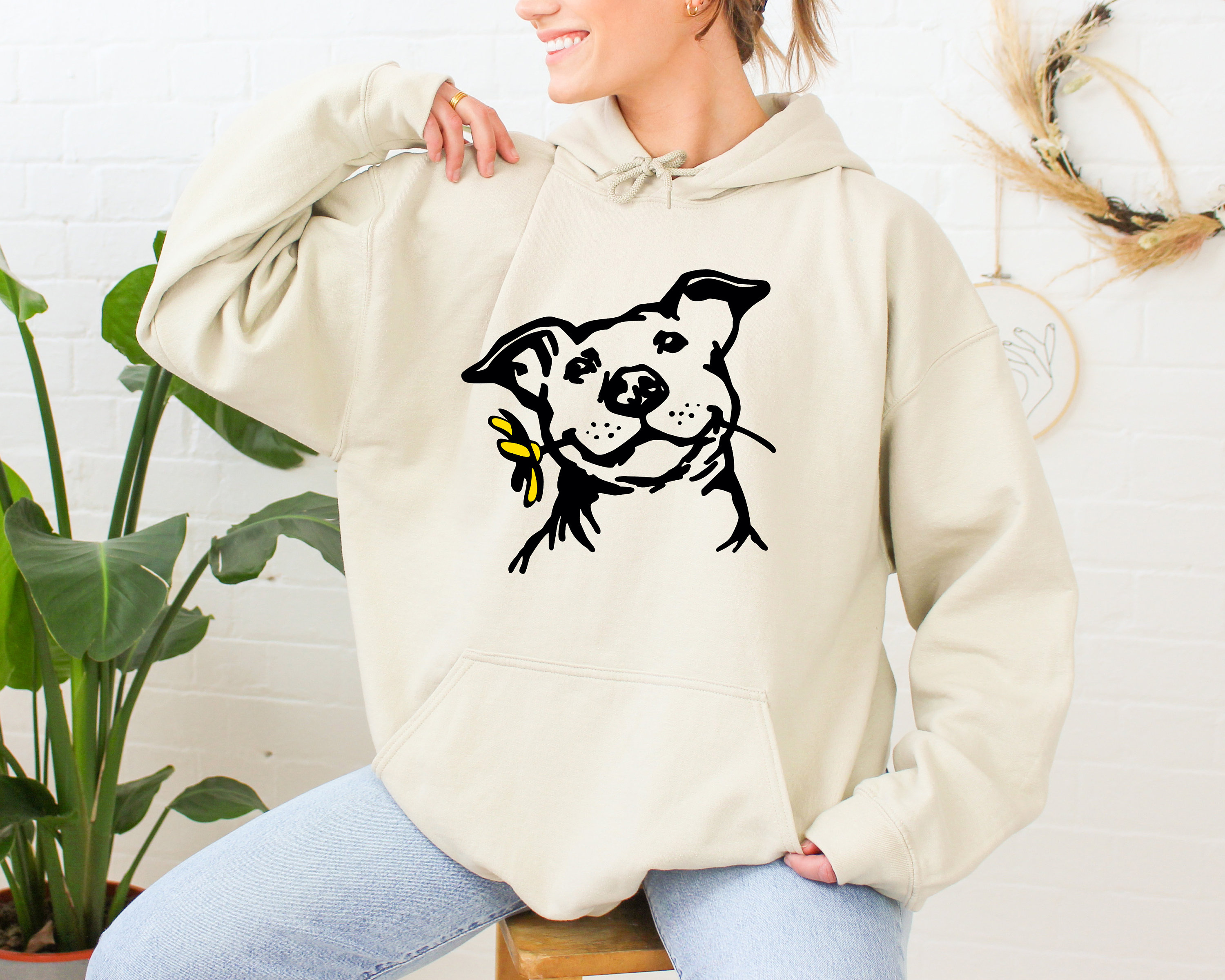 Pitbull Hoodie Pitbull Sweatshirt Pitbull Sweater Pitbull - Etsy