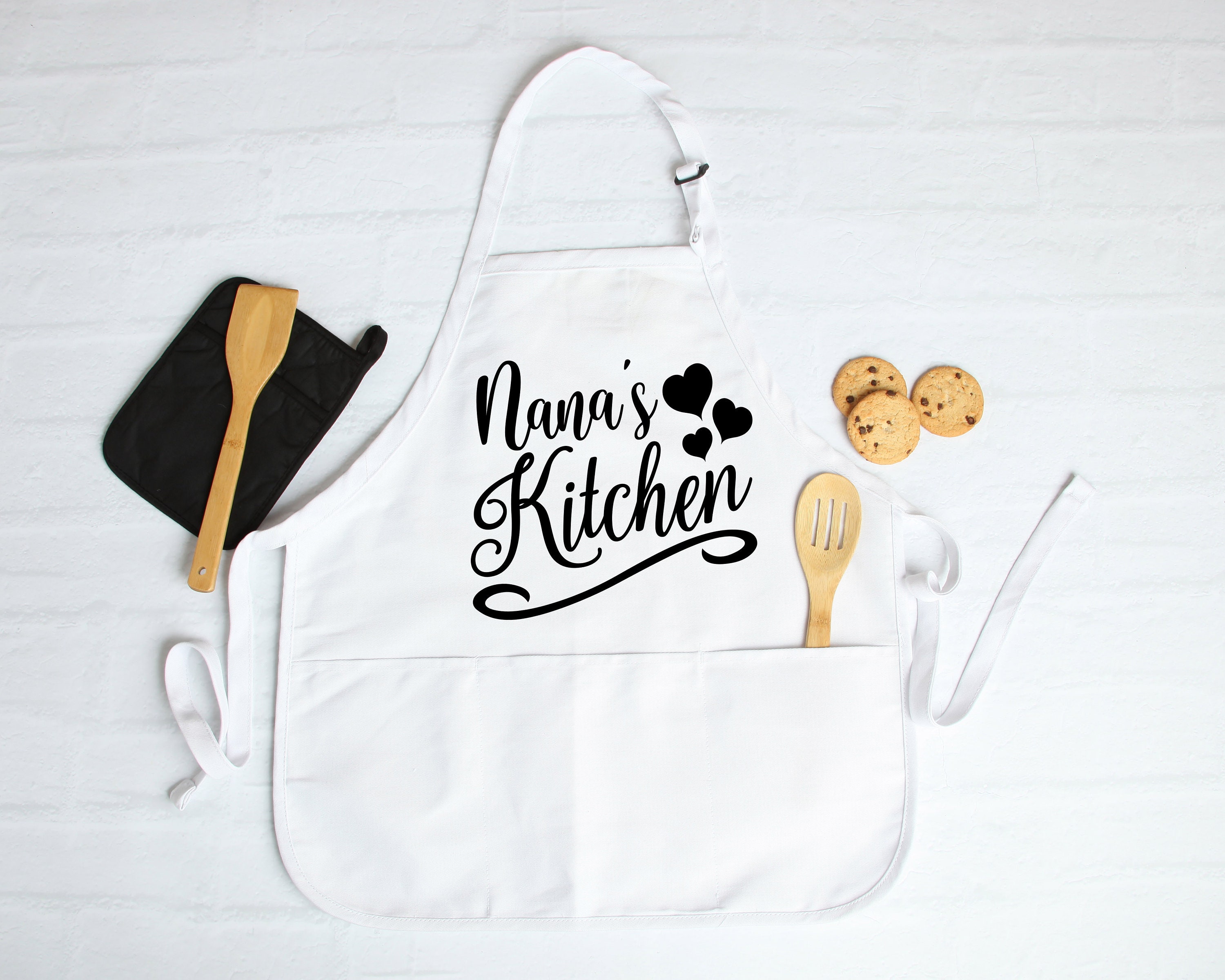 Nana's Kitchen Apron Moms Kitchen Giftapron for Nana - Etsy