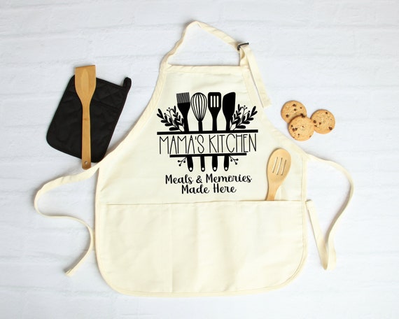Mama's Kitchen Apron Moms Kitchen Giftapron for Mama - Etsy