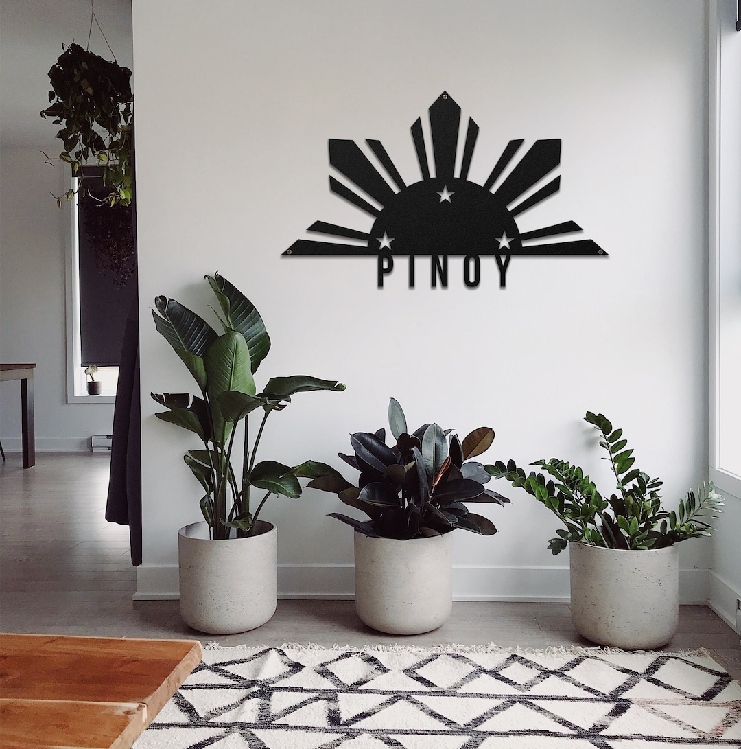 Pinoy Sun and Stars Wall Art, Philippines Decor Wall Art, Personalized ...
