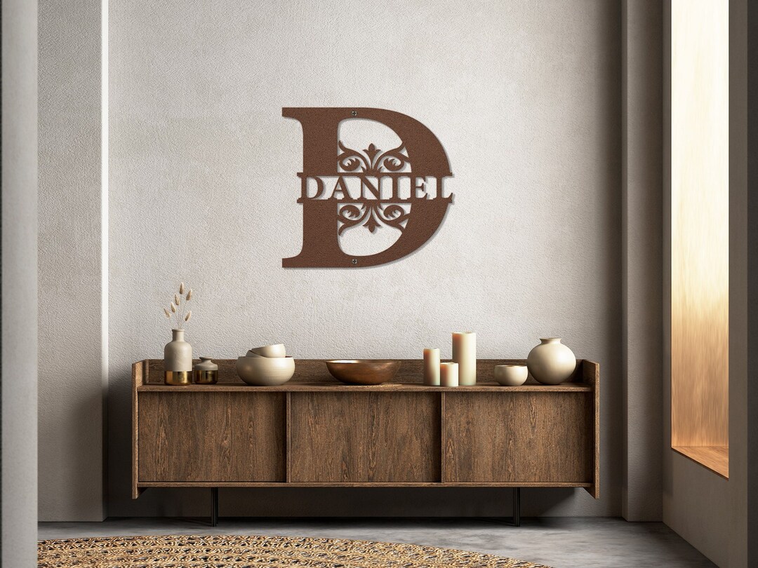 Personalized Metal Name Sign for Nursery Boy or Girl, Hospital Name ...