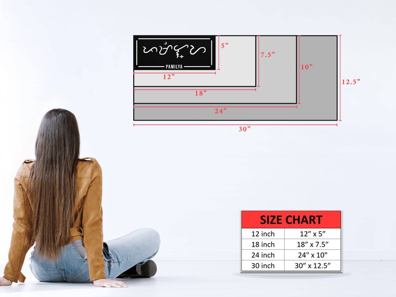 Baybayin Mabuhay Wall Art, Filipino Art, Philippines Gift, Metal Wall ...