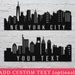 Seattle City Skyline, Personalized Metal Sign, Cityscape Wall Art, Any ...