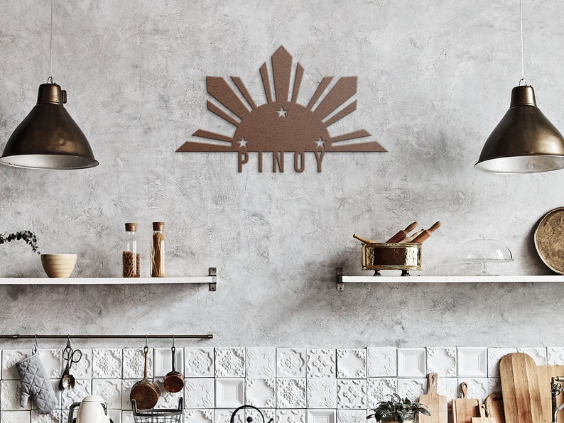 Stars and Sun Wall Art Pinoy Metal Sign Filipino Wall Art Home - Etsy