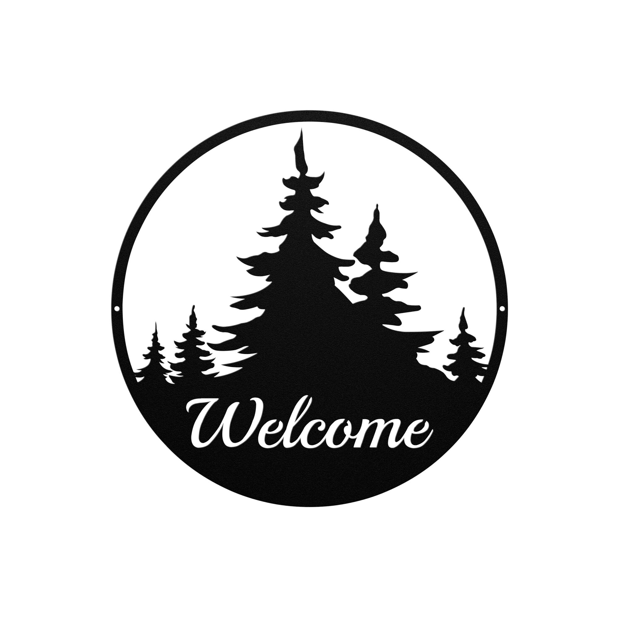 Welcome Sign, Metal Sign, Front Porch Welcome, Metal Laser Sign - Etsy