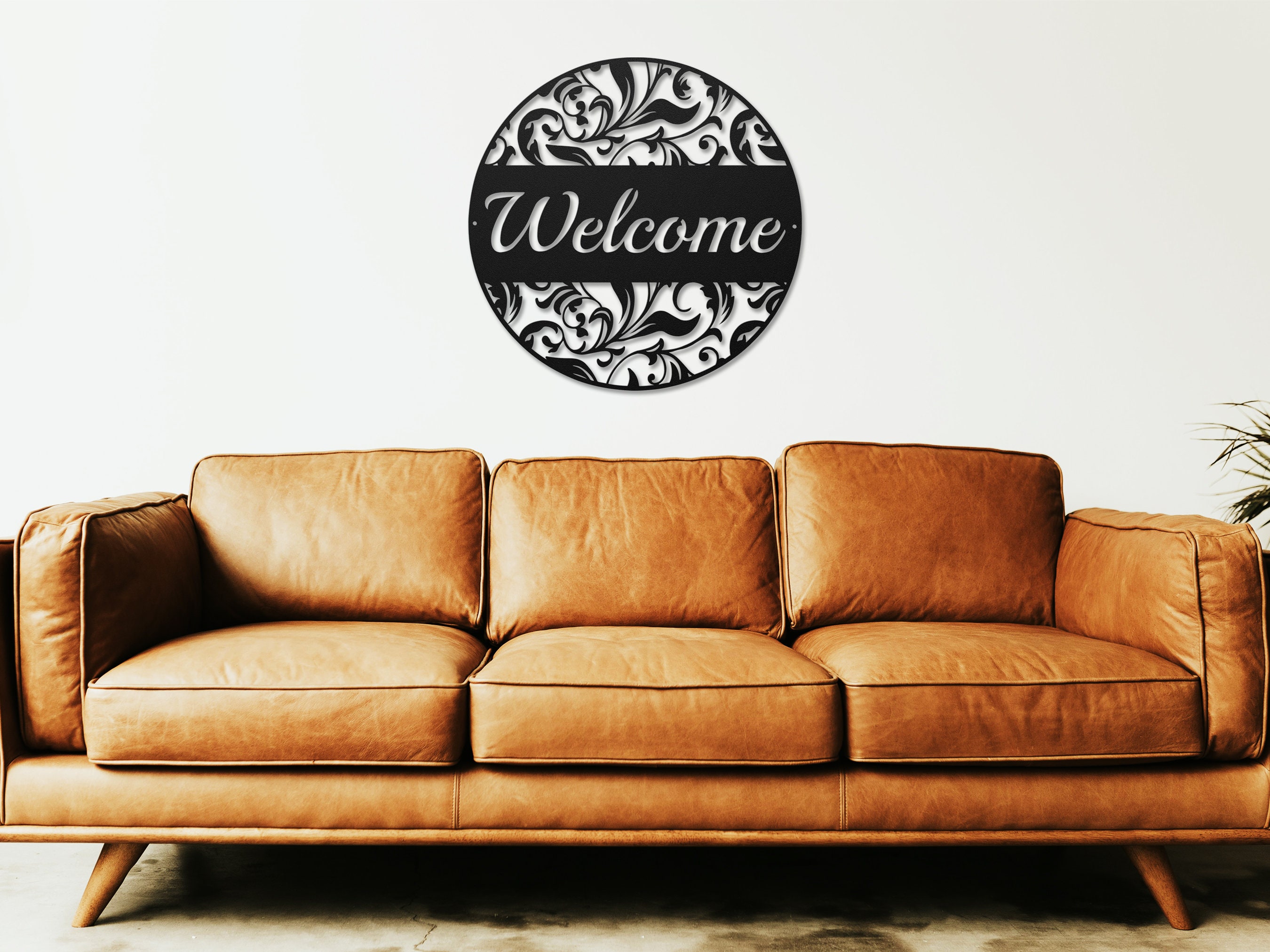 Welcome Sign Metal Wall Sign 002 - Etsy