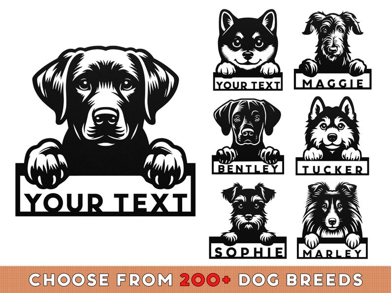 Personalized Dog Metal Sign, Custom Pet Name Wall Art - Etsy