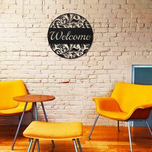 Welcome Sign Metal Wall Sign #002 - Etsy