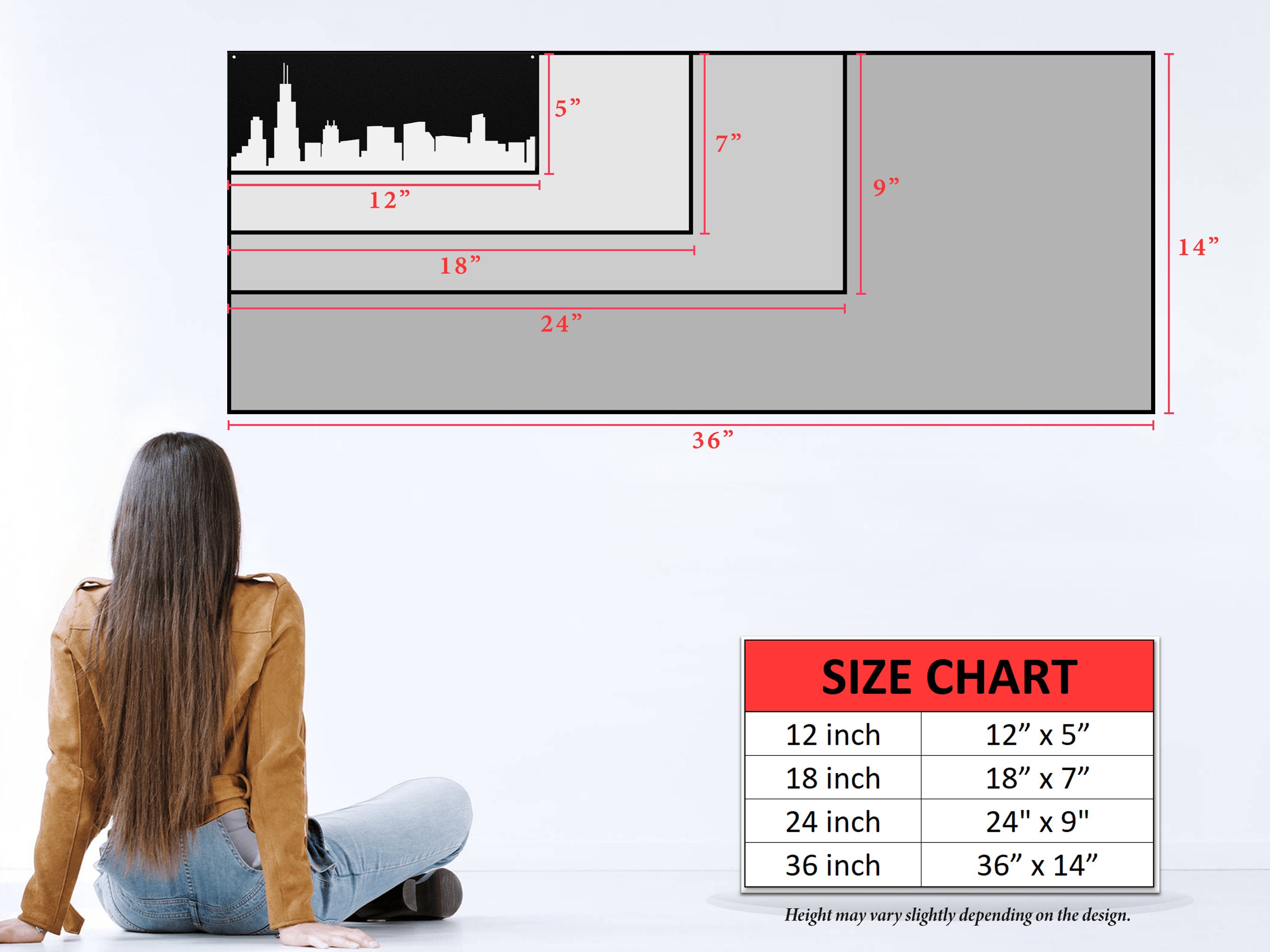 Seattle Metal Wall Art Cityscape Wall Art Personalized Metal - Etsy