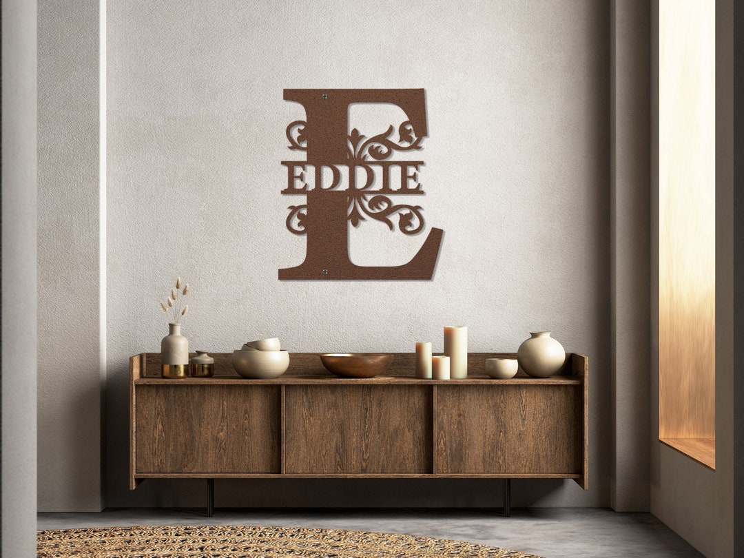 Personalized Metal Name Sign for Nursery Boy or Girl, Hospital Name ...