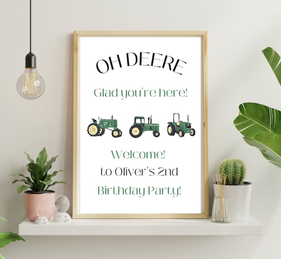 John Deere Party Ideas For Boys