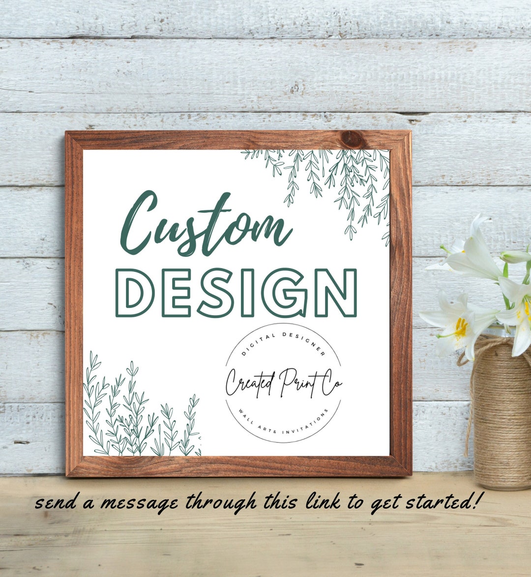 Custom Design 2.0 - Etsy