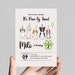 Paw-ty Time Puppy Dog Theme Birthday Invitation, Pup-tastic Birthday ...