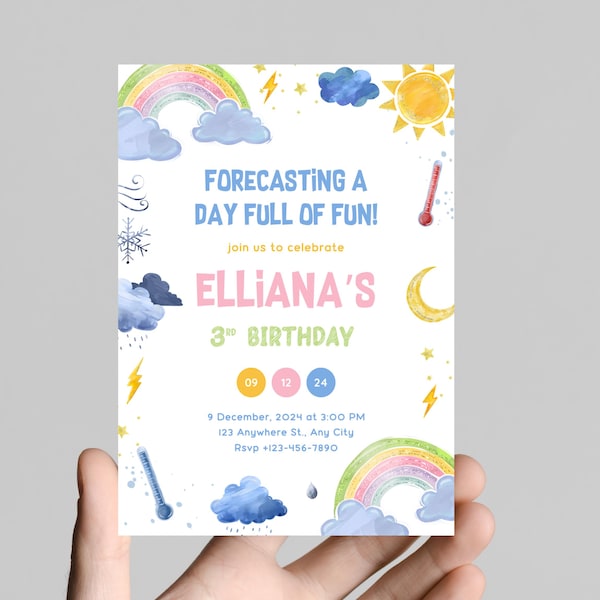 Weather Themed Party - Etsy