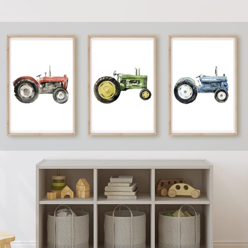 Tractor Art - Etsy