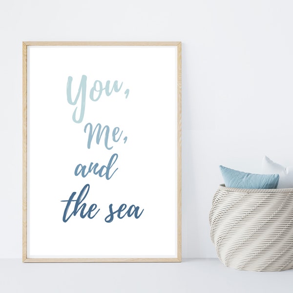 You Me and the Sea - Etsy
