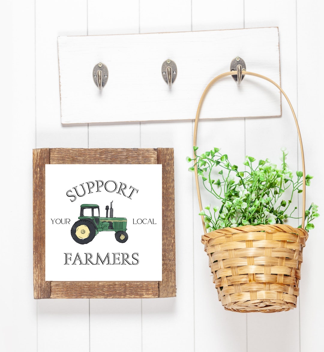 Support Your Local Farmers Sign, Farmers Market Sign, Produce Market ...