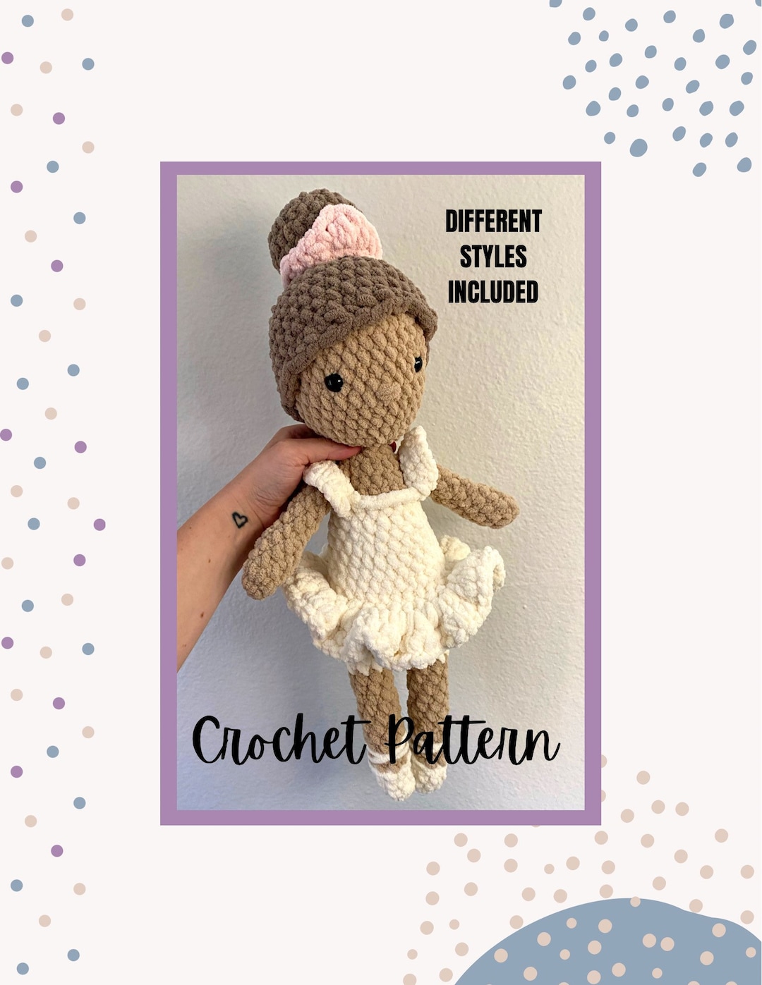 Bella the Ballerina PDF Pattern - Etsy