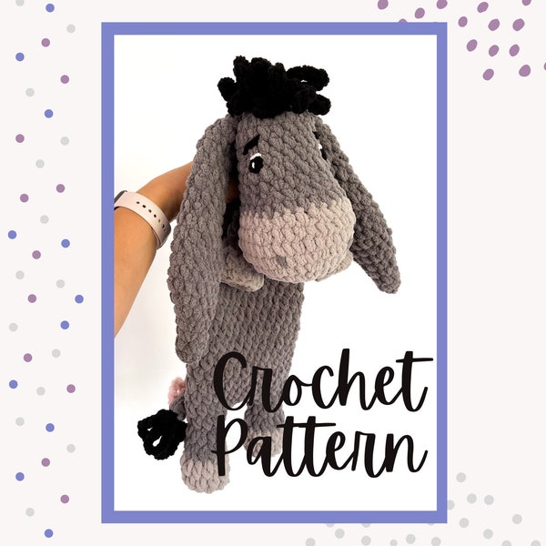 Crochet Eeyore Pattern - Etsy