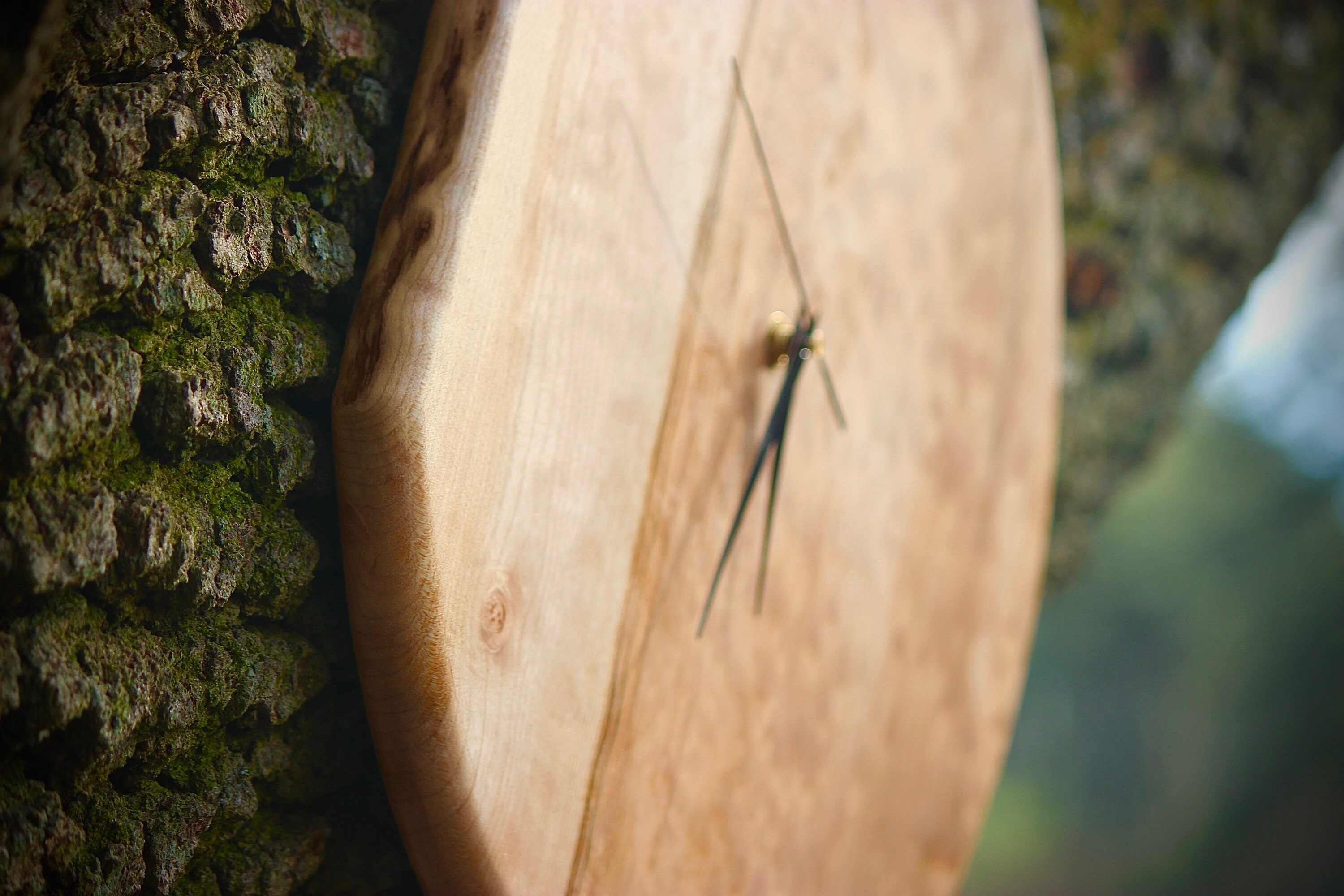 Quilted/spalted Maple Live Edge Clock - Etsy