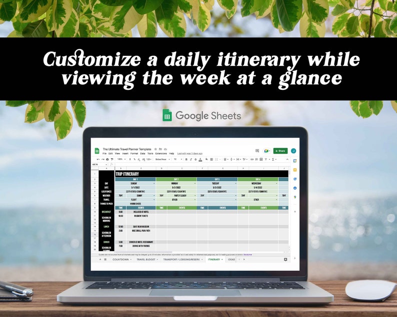 The Ultimate Digital Travel Planner - Etsy